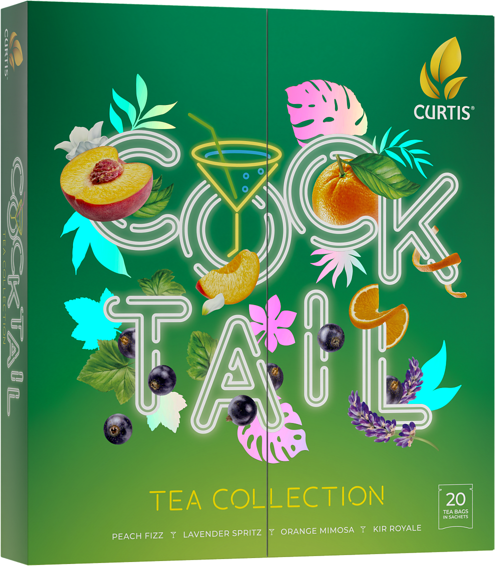 Подарочная коллекция Cocktail Tea Collection 20 сашетов | Чай Curtis