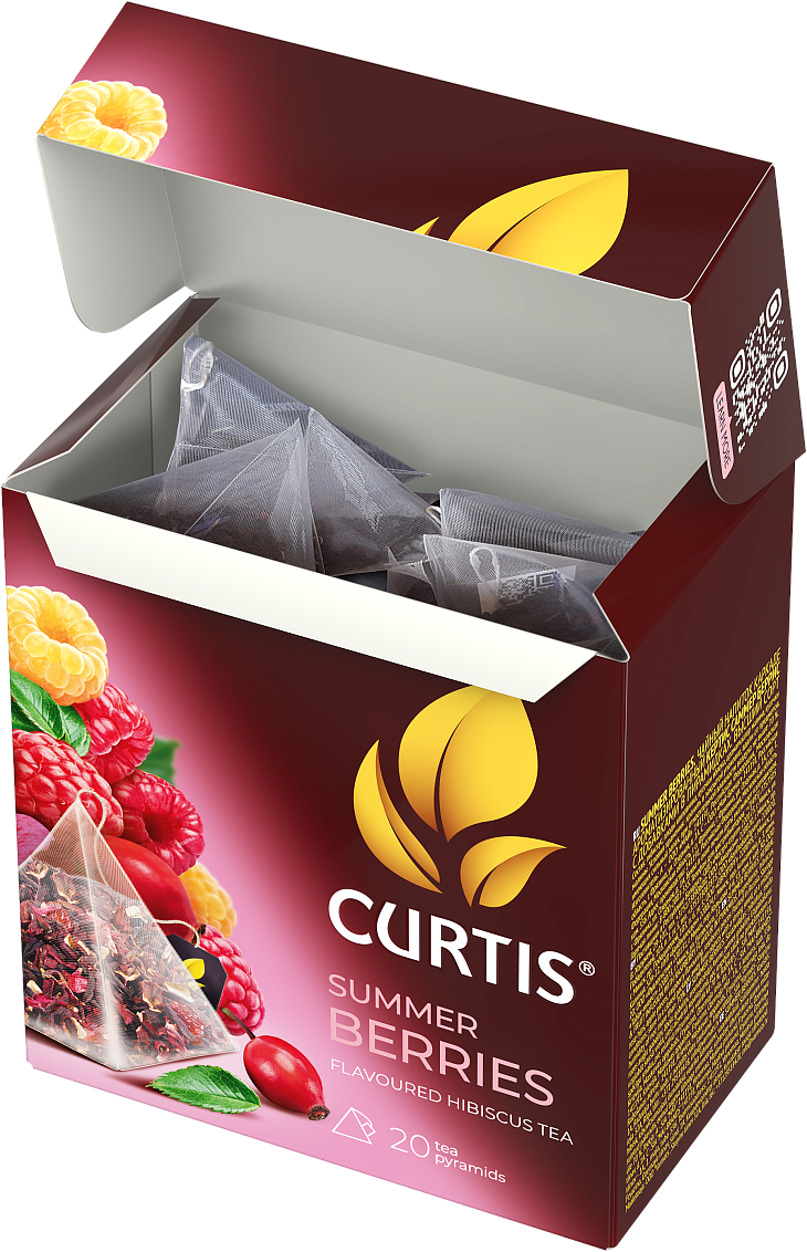 Tea in pyramids Summer Berries 20 pyramids | Чай Curtis
