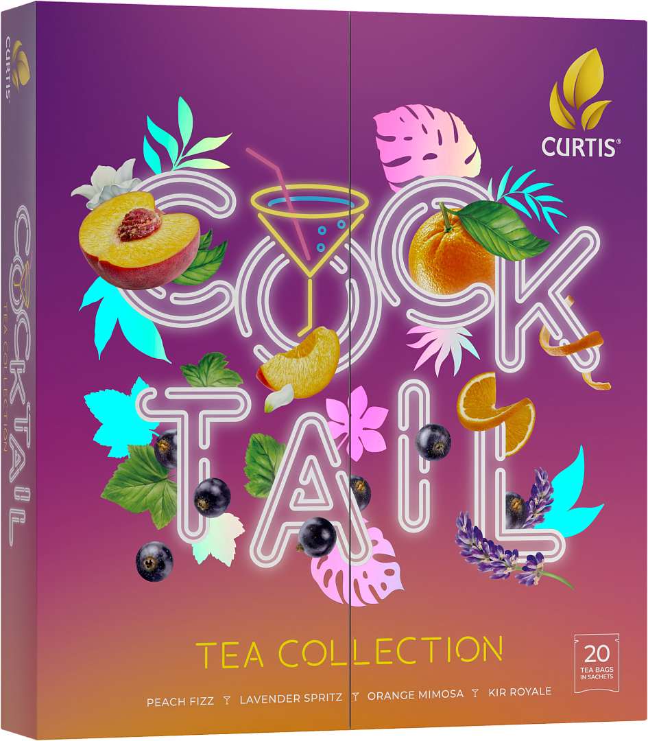 Подарочная коллекция Cocktail Tea Collection 20 сашетов | Чай Curtis